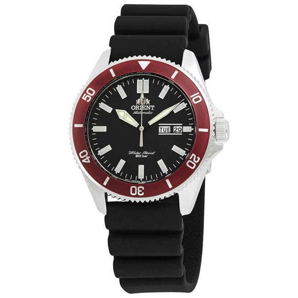 Orient | Accessories | Mens Orient Automatic Crimson Red Black Dial ...